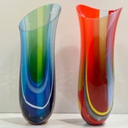 Narrow Drop Vessels – Fire Glass Studio